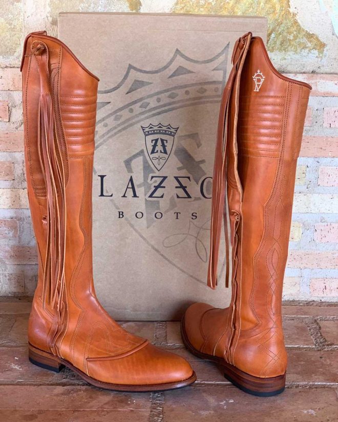 Bota polaina en piel de ternera - Lazzo Boots | Valverde del Camino